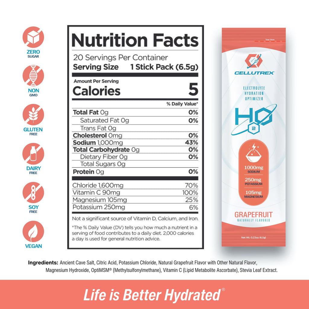hydrating electrolyte powder drink mix