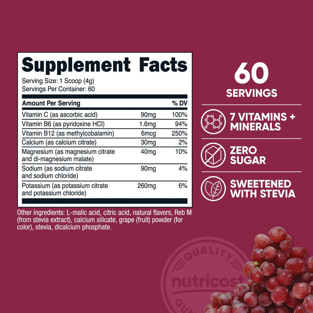 hydrating electrolyte powder for active lifestyles