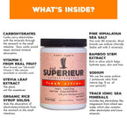 Hydrating electrolyte powder for digestion