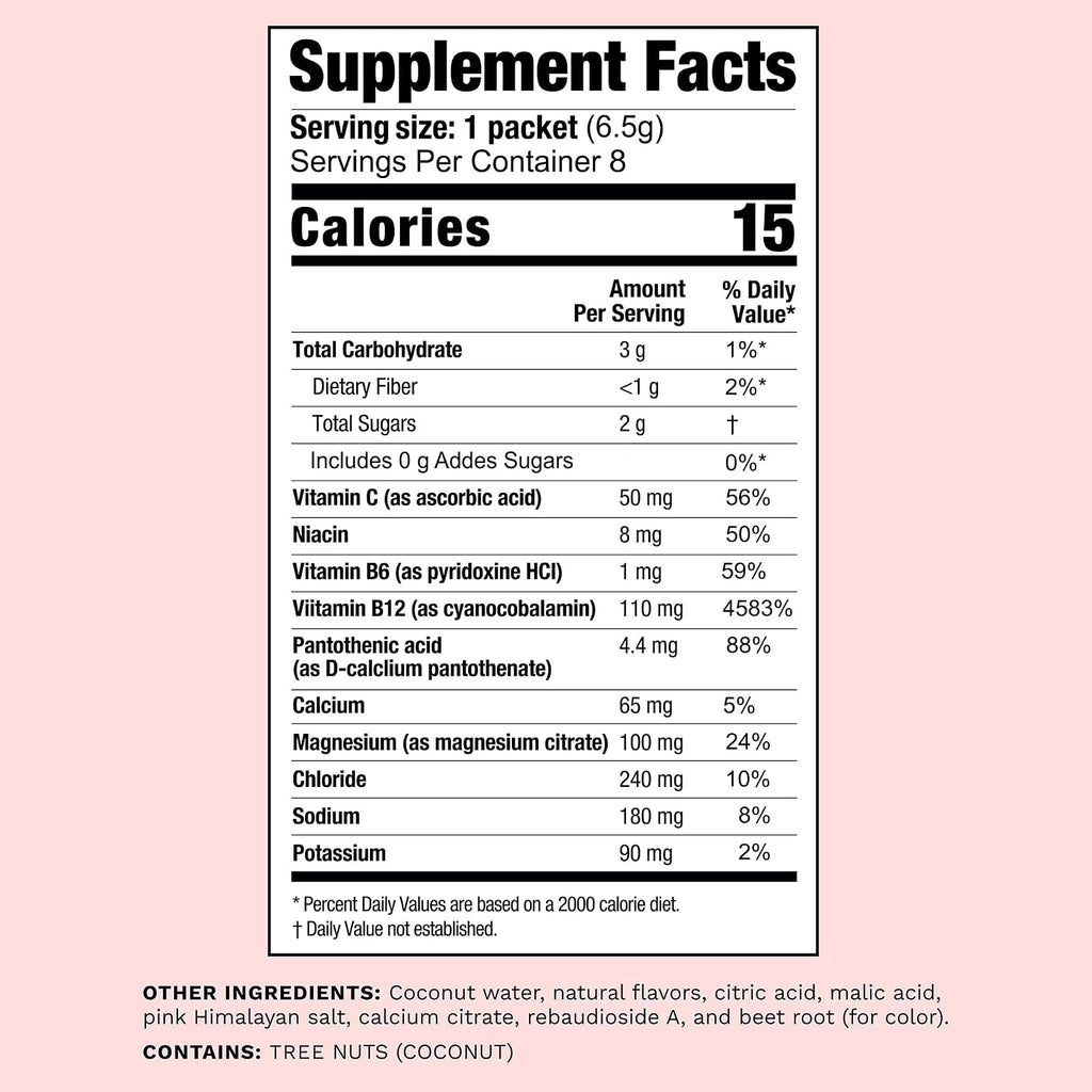 hydrating electrolyte powder for moms