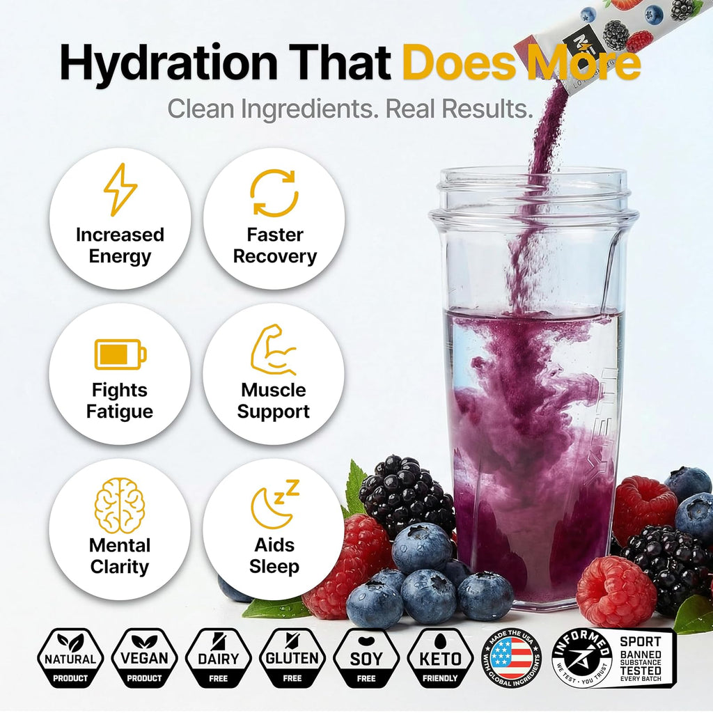 hydrating electrolyte powder for sports