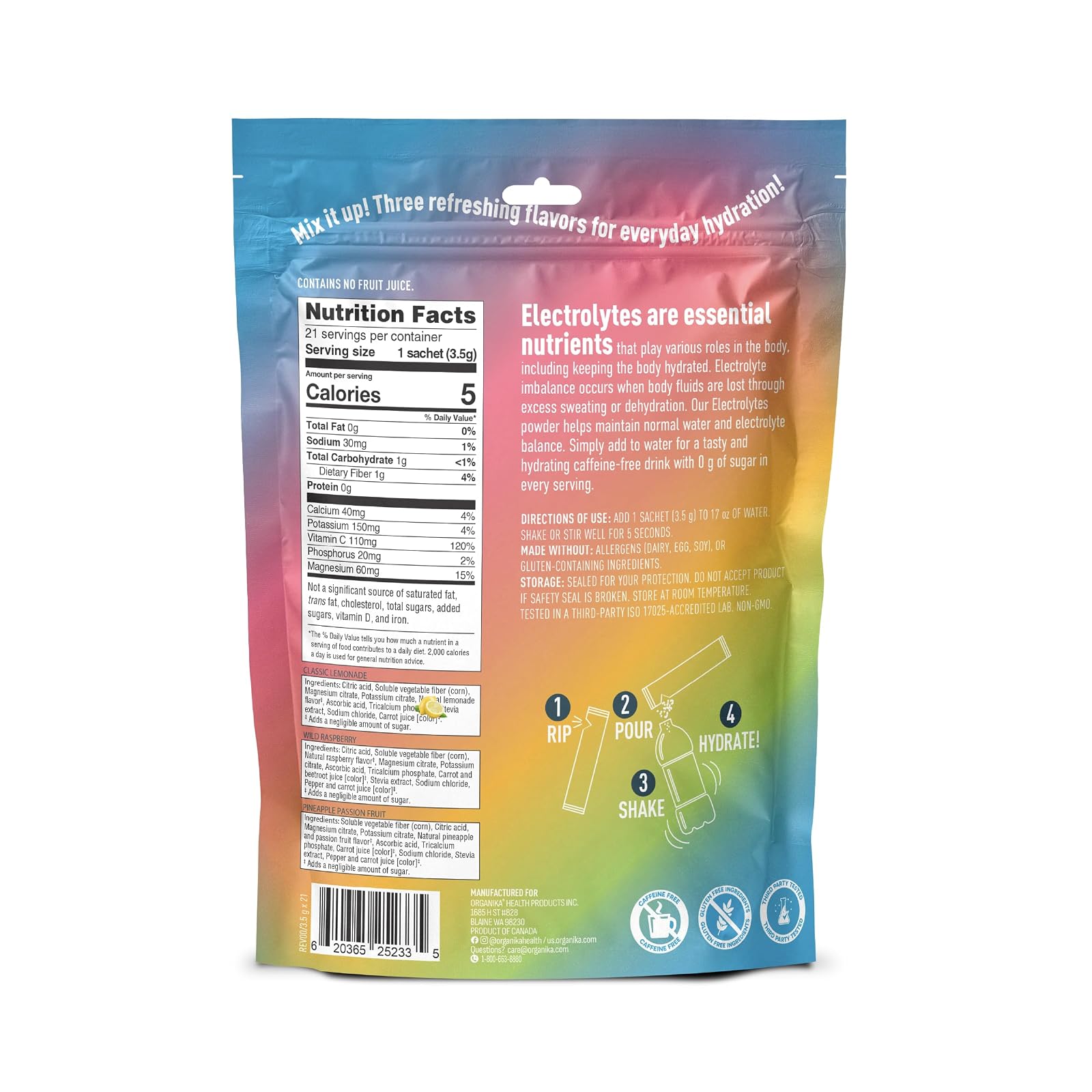 hydrating electrolyte sachets for athletes