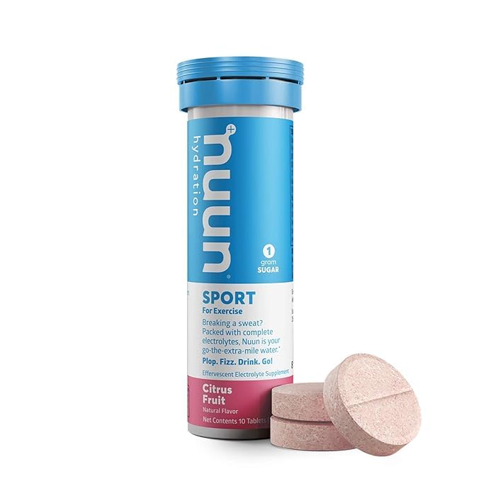 Hydrating electrolyte tablets for workouts