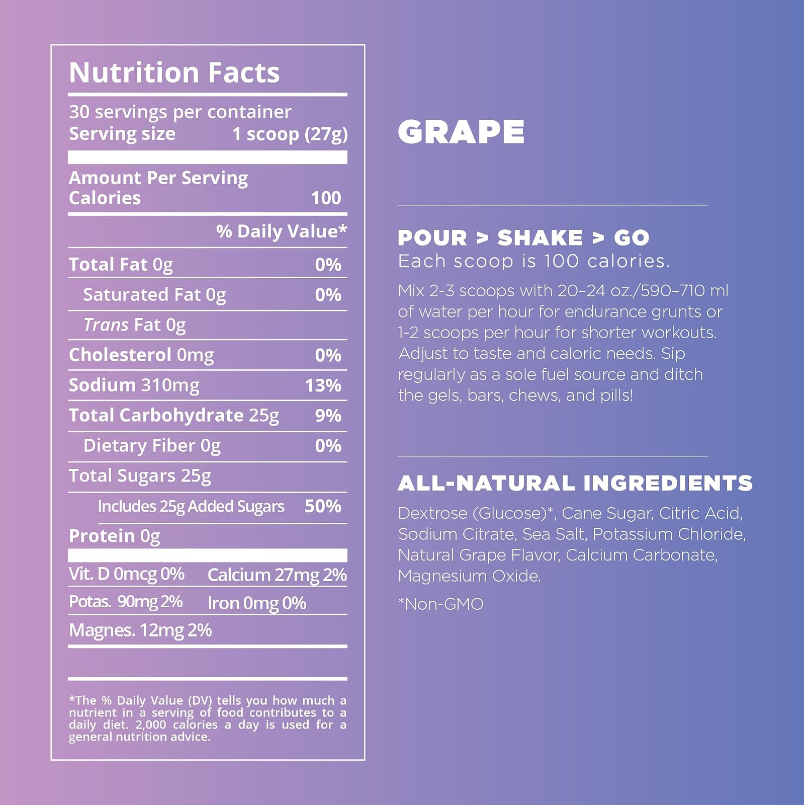 Hydrating energy fuel for sports