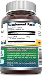 Hydrating hyaluronic acid supplement