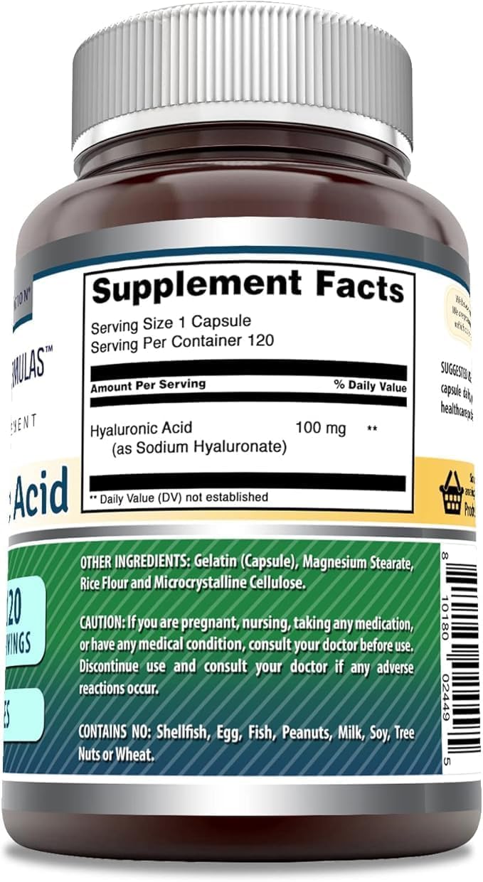 Hydrating hyaluronic acid supplement