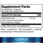 Hydrating hyaluronic acid supplement