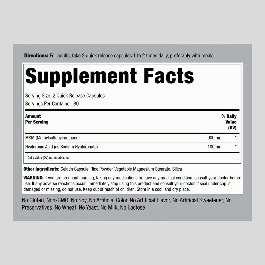 Hydrating hyaluronic acid supplement