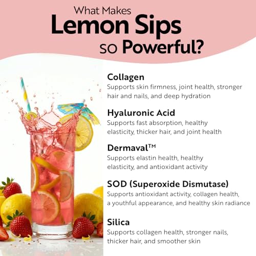 hydrating lemon collagen beverage