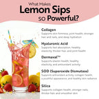 hydrating lemon collagen beverage