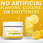 hydrating lemon electrolyte drink mix