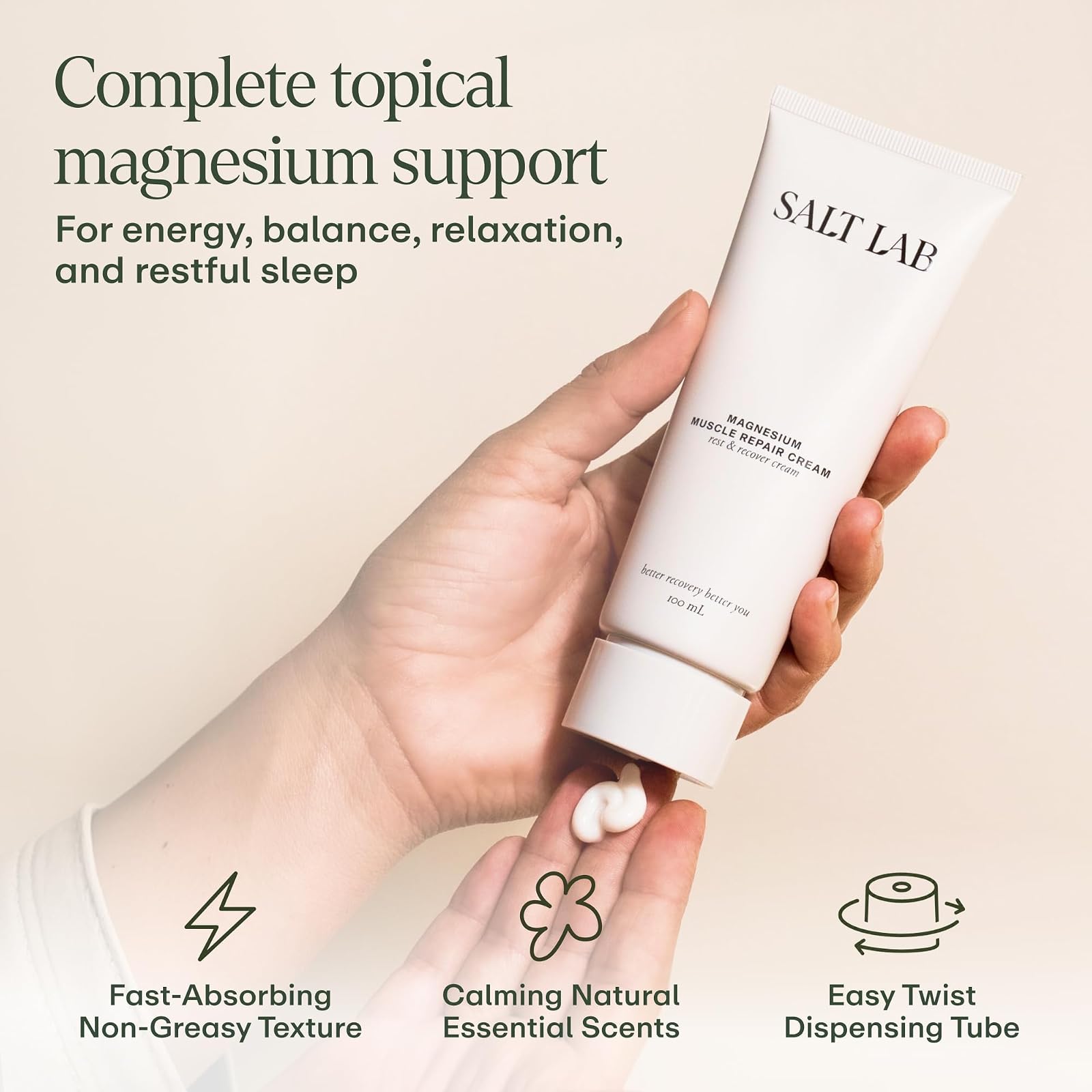 hydrating magnesium cream for dry skin