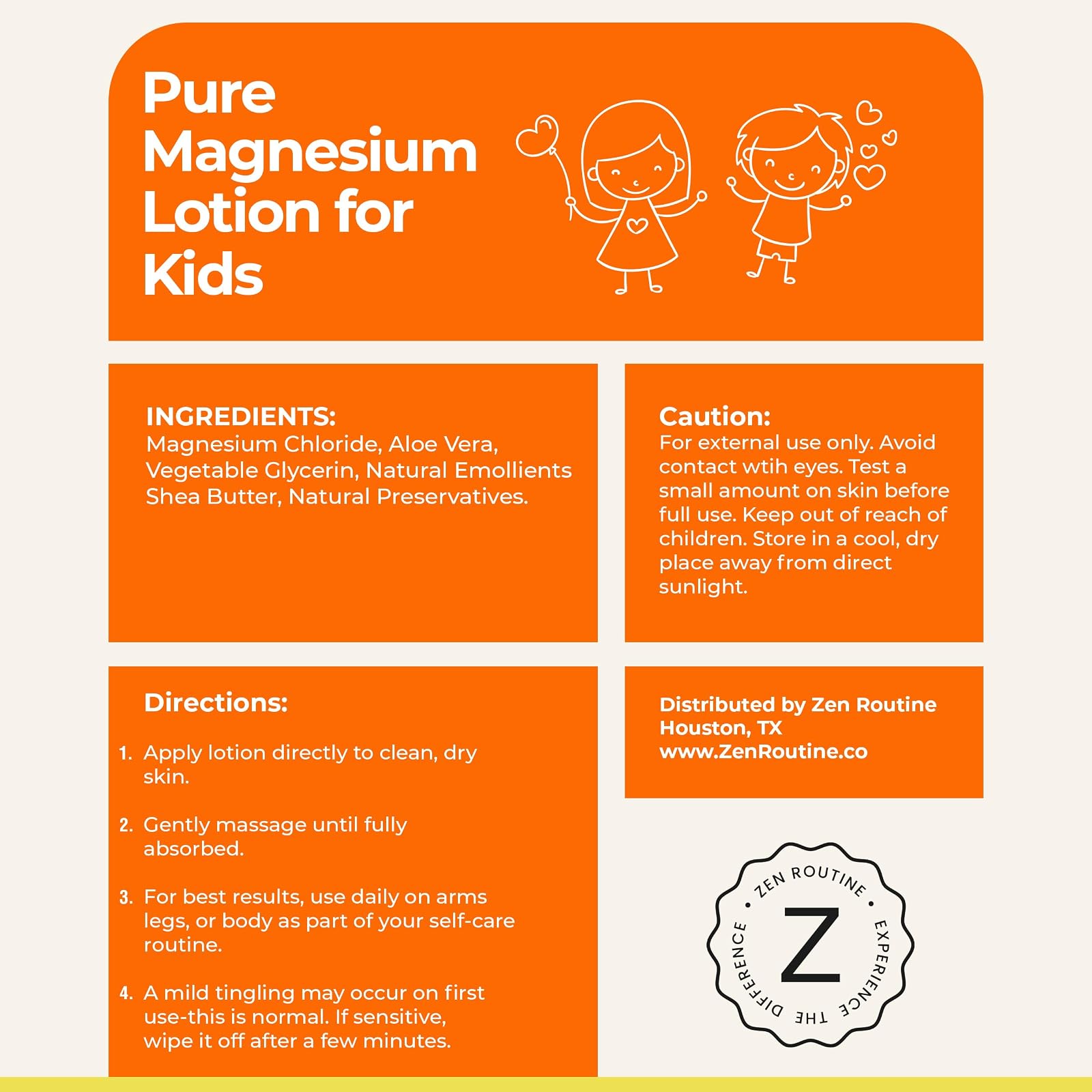 Hydrating magnesium lotion for daily use