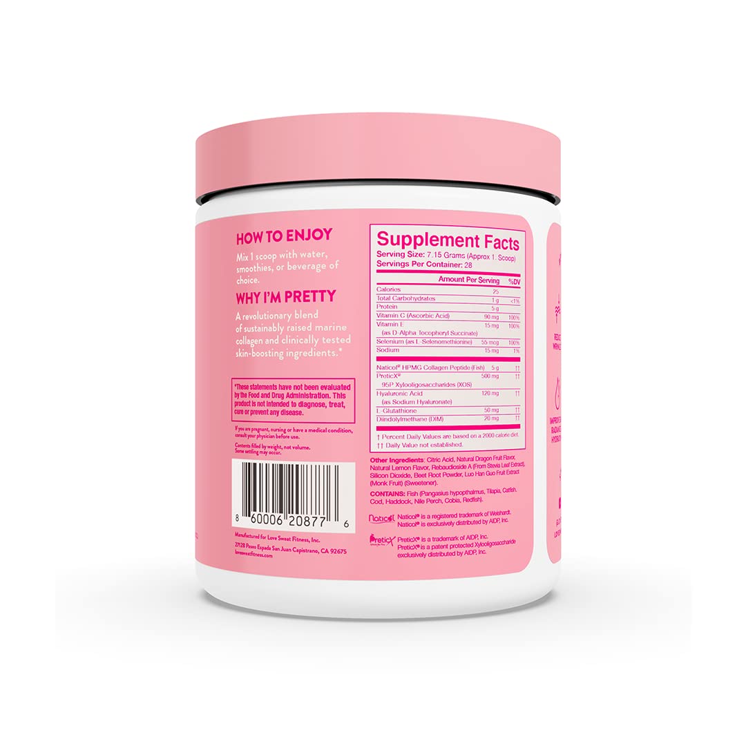 Hydrating marine collagen peptides supplement