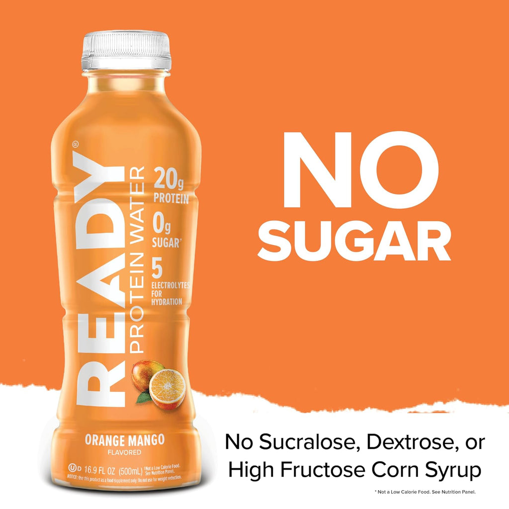Hydrating protein water beverage