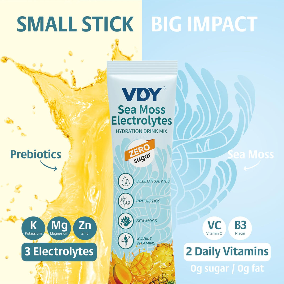 hydrating sea moss electrolyte sticks