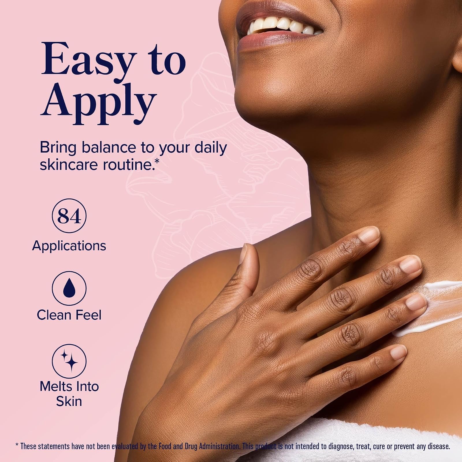Hydrating skin cream for women in menopause