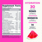hydrating sports electrolyte packets