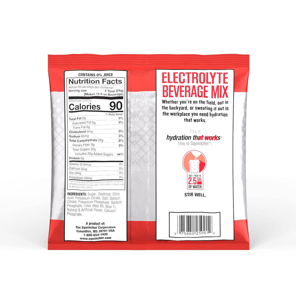 hydrating sports electrolyte powder pack