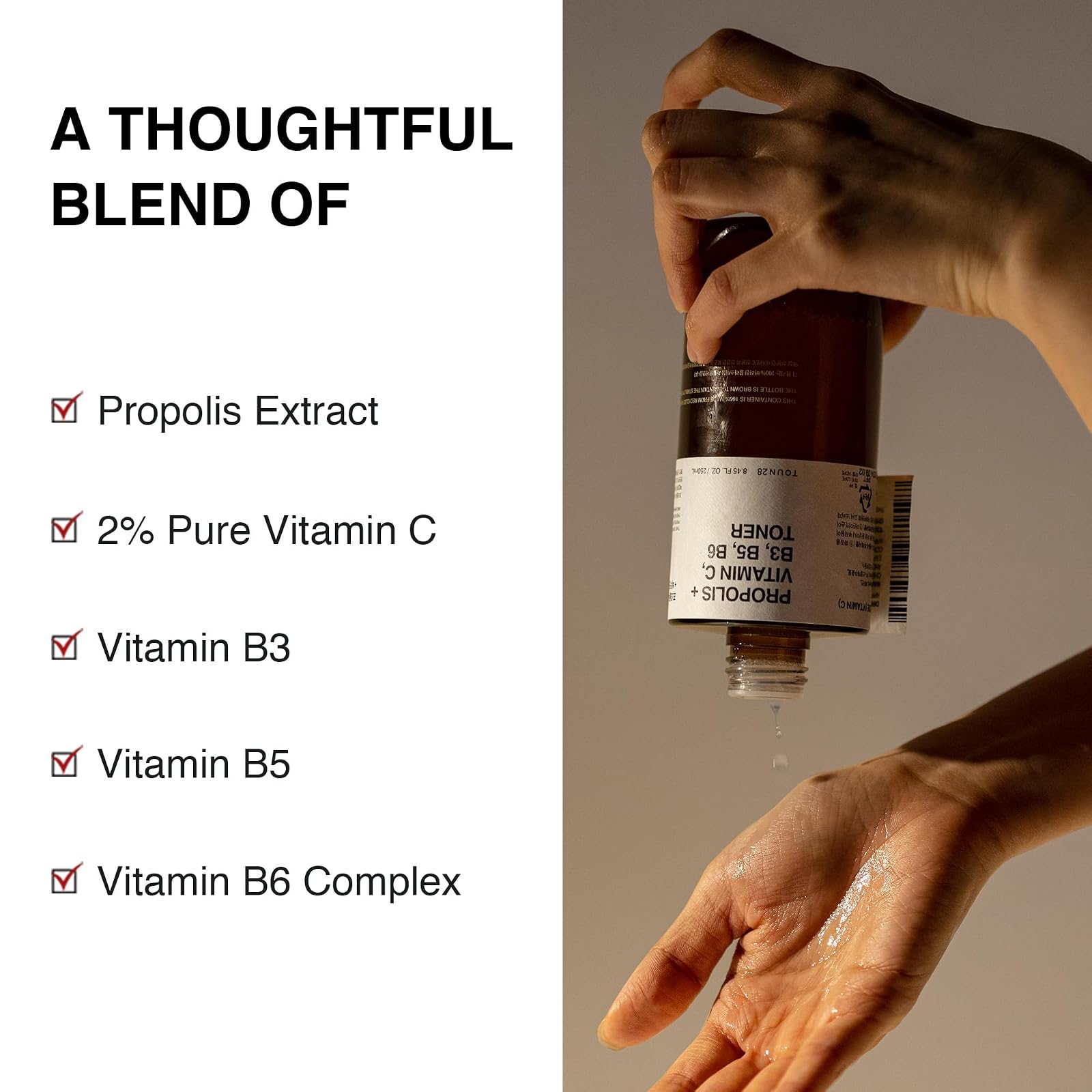 Hydrating toner with Vitamin B complex
