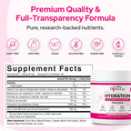 Hydration boost with electrolytes powder