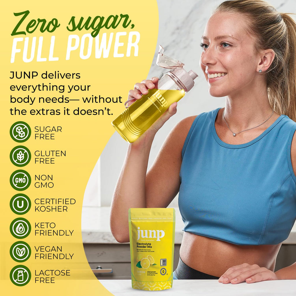 hydration boost with JUNP electrolytes
