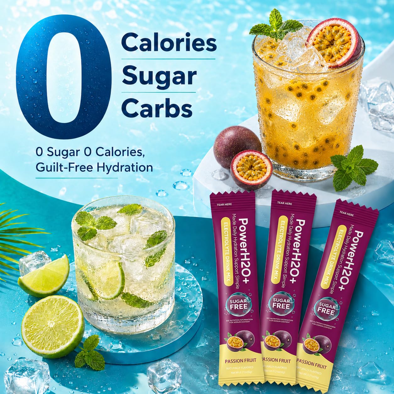 hydration boost with passion fruit