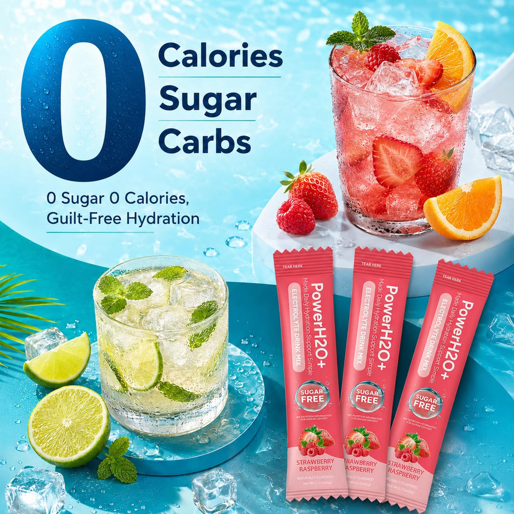 hydration boost with strawberry electrolytes
