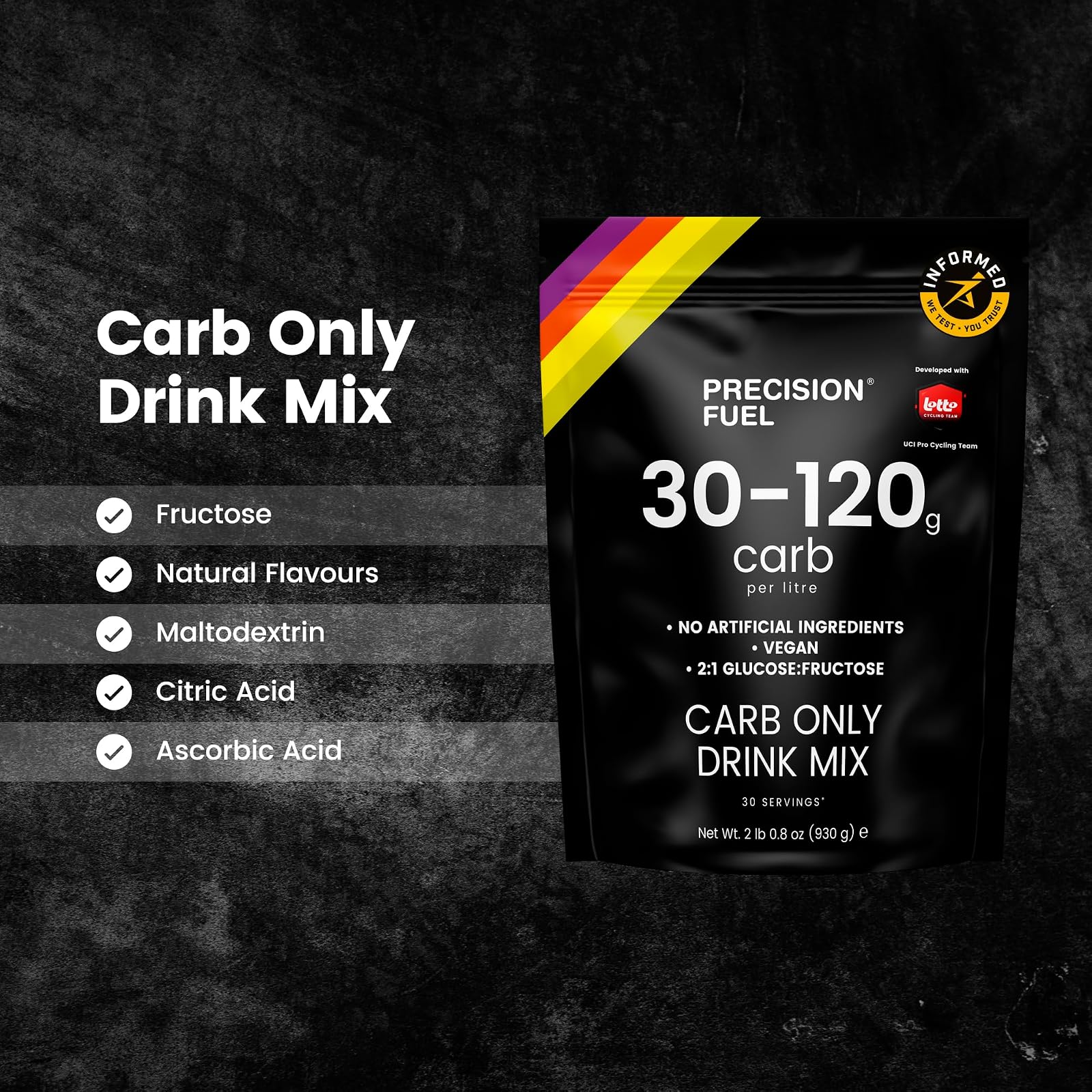 Hydration drink mix for long runs