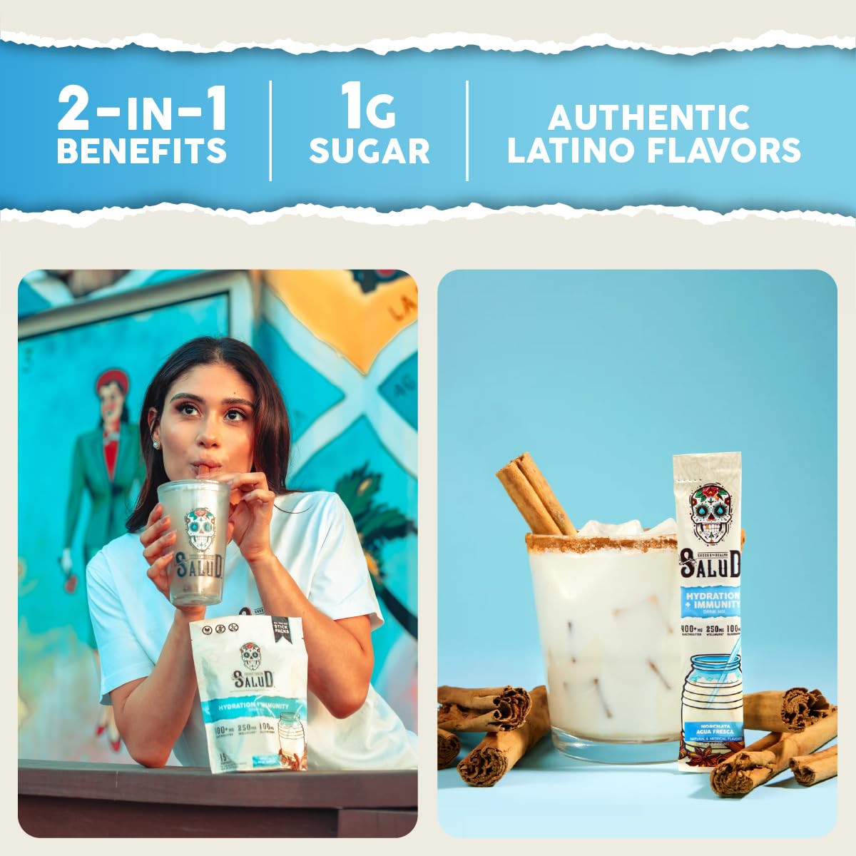 Hydration drink mix with electrolytes