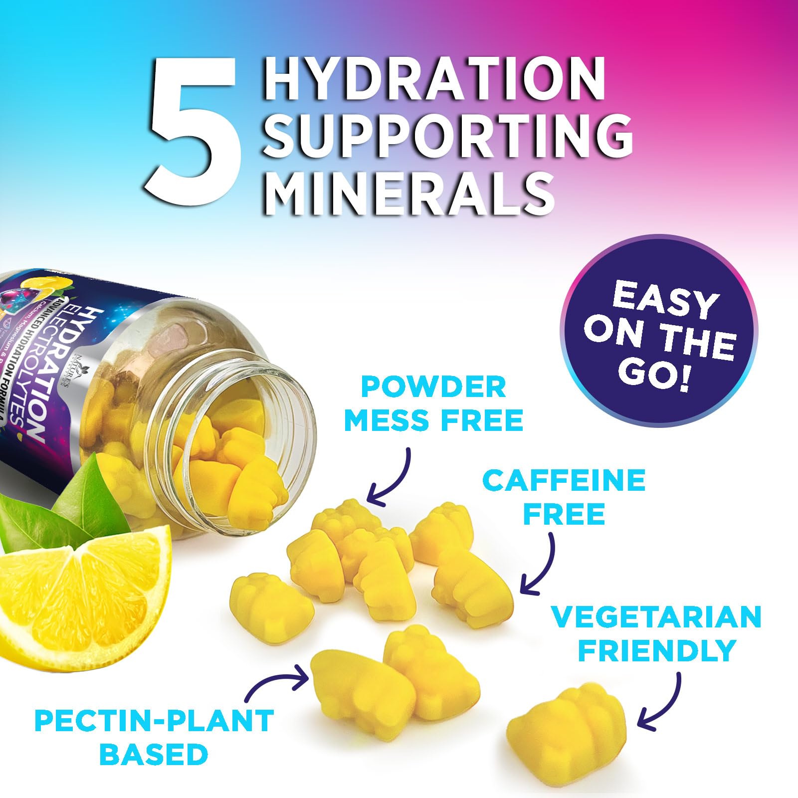 hydration gummies with essential minerals