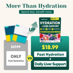Hydration packets for active lifestyles