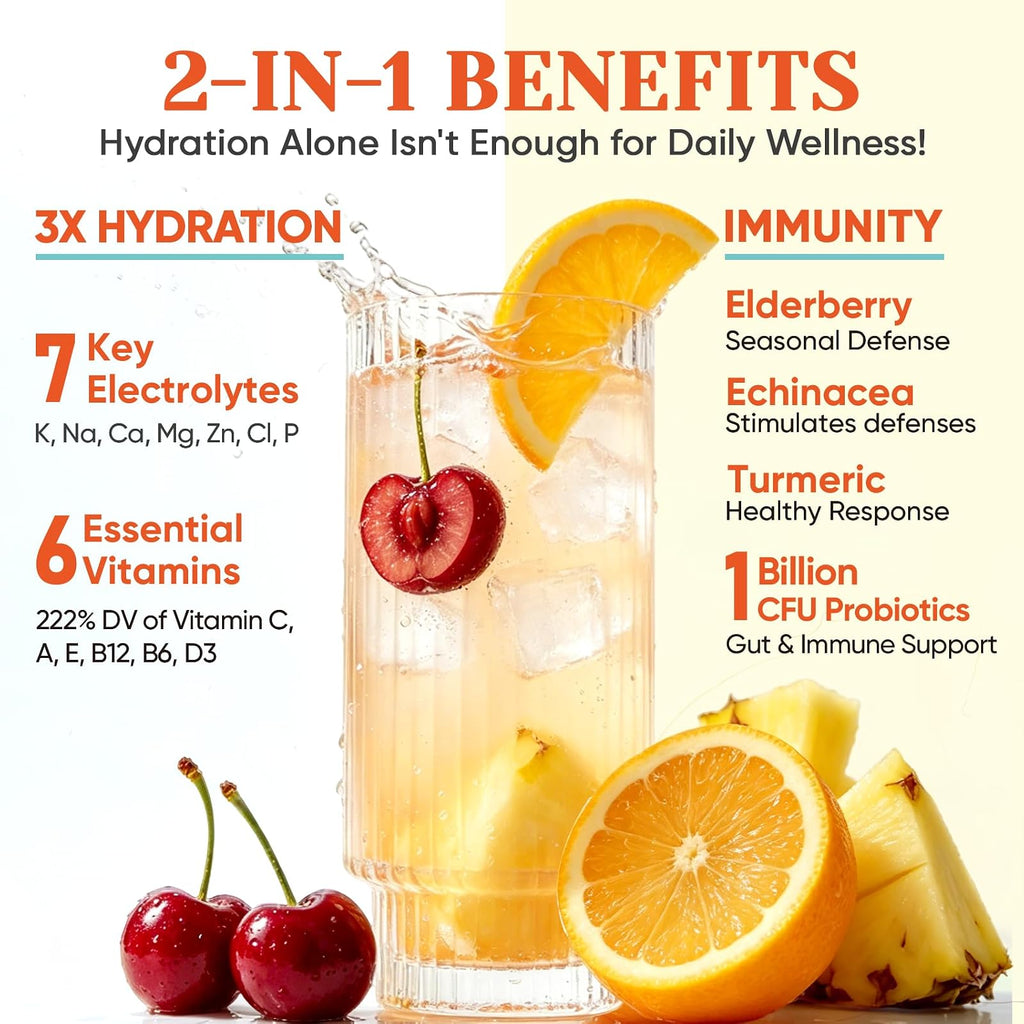 Hydration packets for active lifestyles
