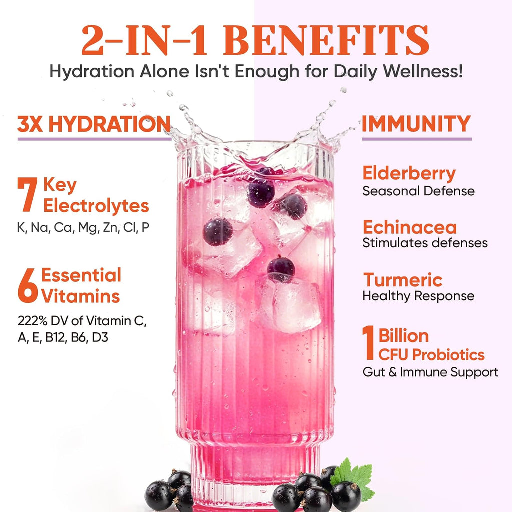 Hydration packets for active lifestyles