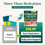 Hydration packets for active lifestyles