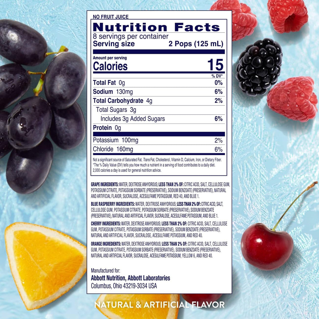 hydration pops for active lifestyles