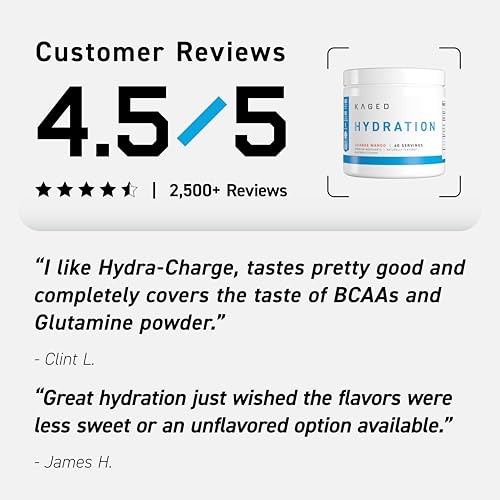 Hydration powder for intense workouts