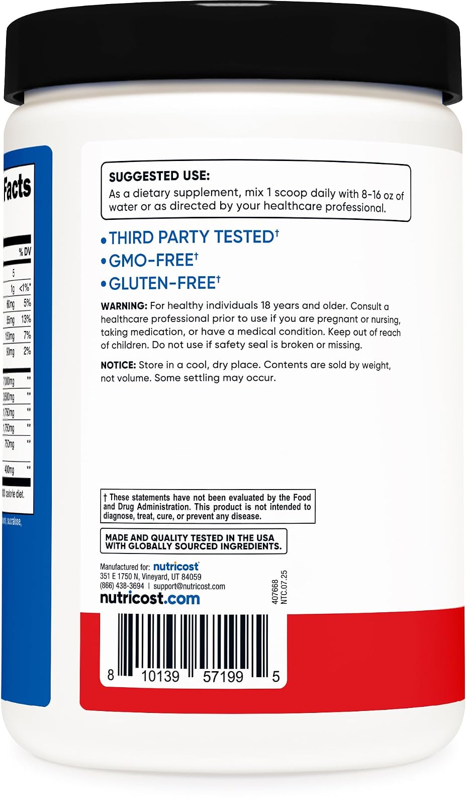 Hydration powder for sports performance