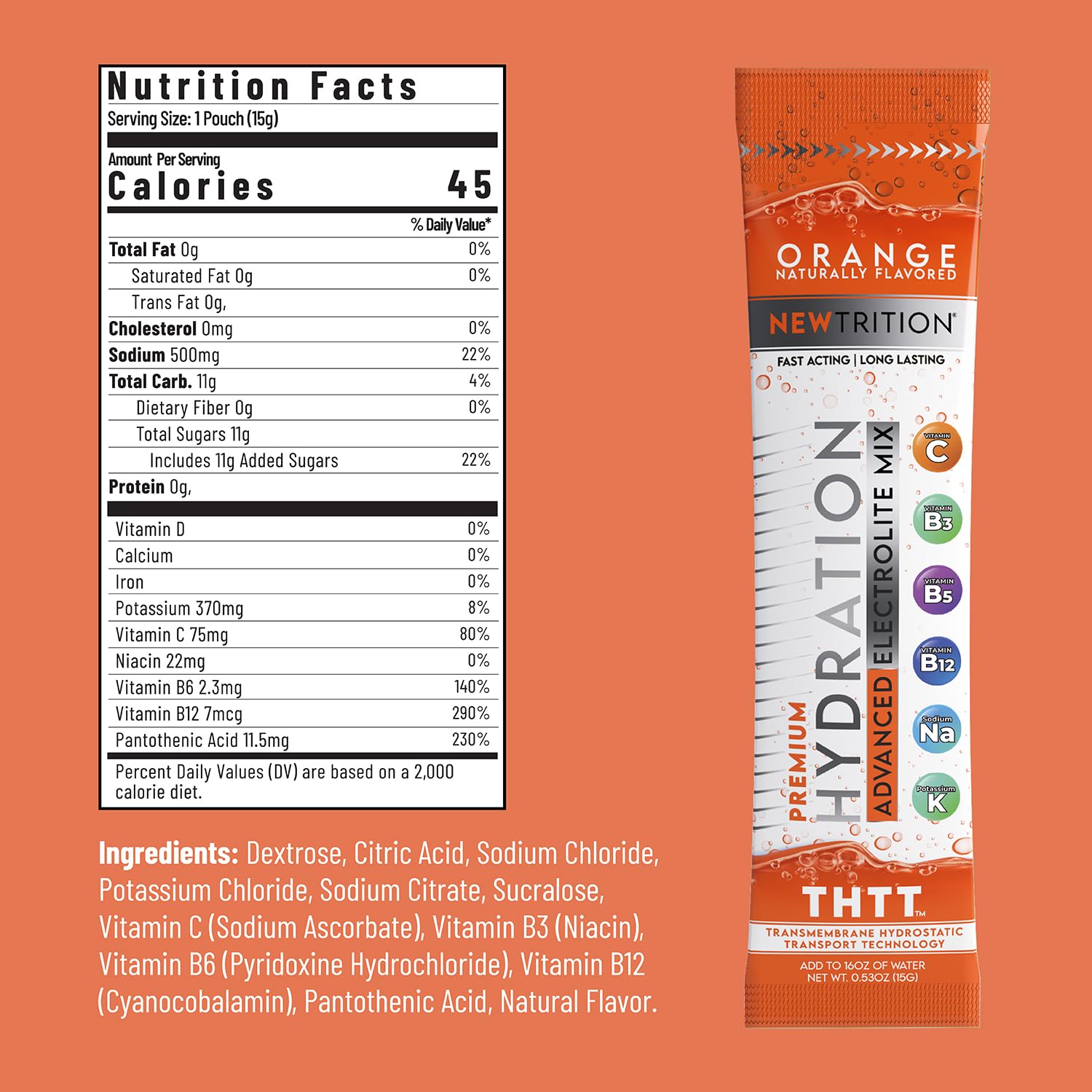 Hydration Powder with essential vitamins