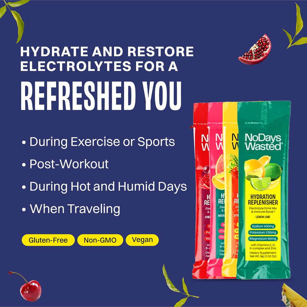 hydration replenisher for active lifestyles