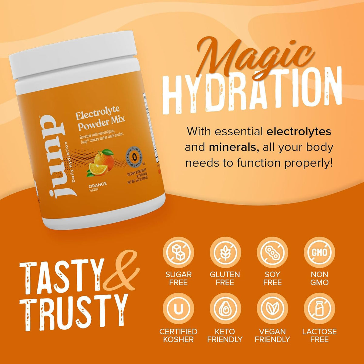 Hydration solution with JUNP electrolytes