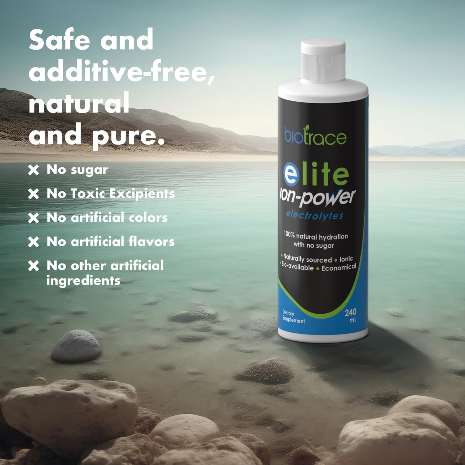 Hydration support with BioTrace drops