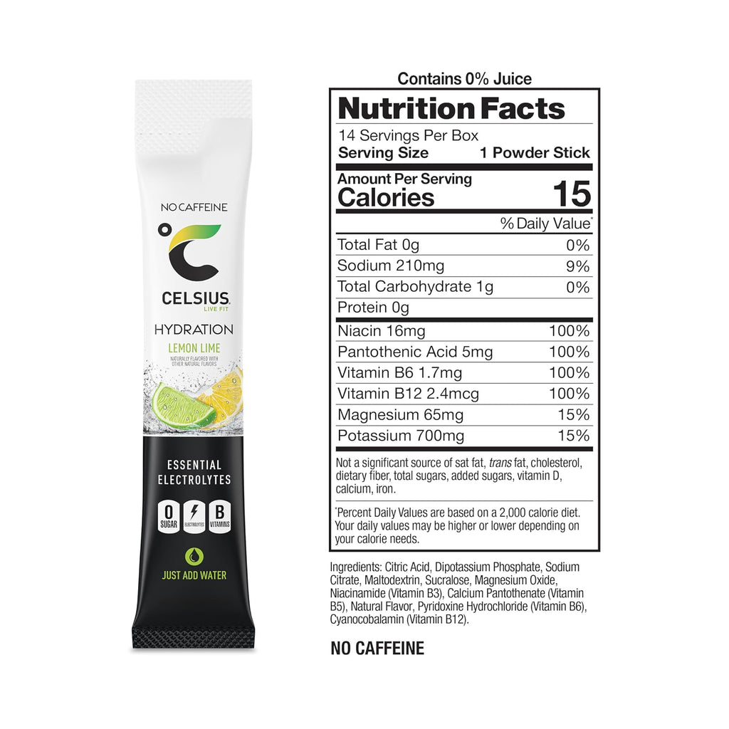hydration support with CELSIUS mix