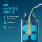 hydration support with DripDrop electrolytes