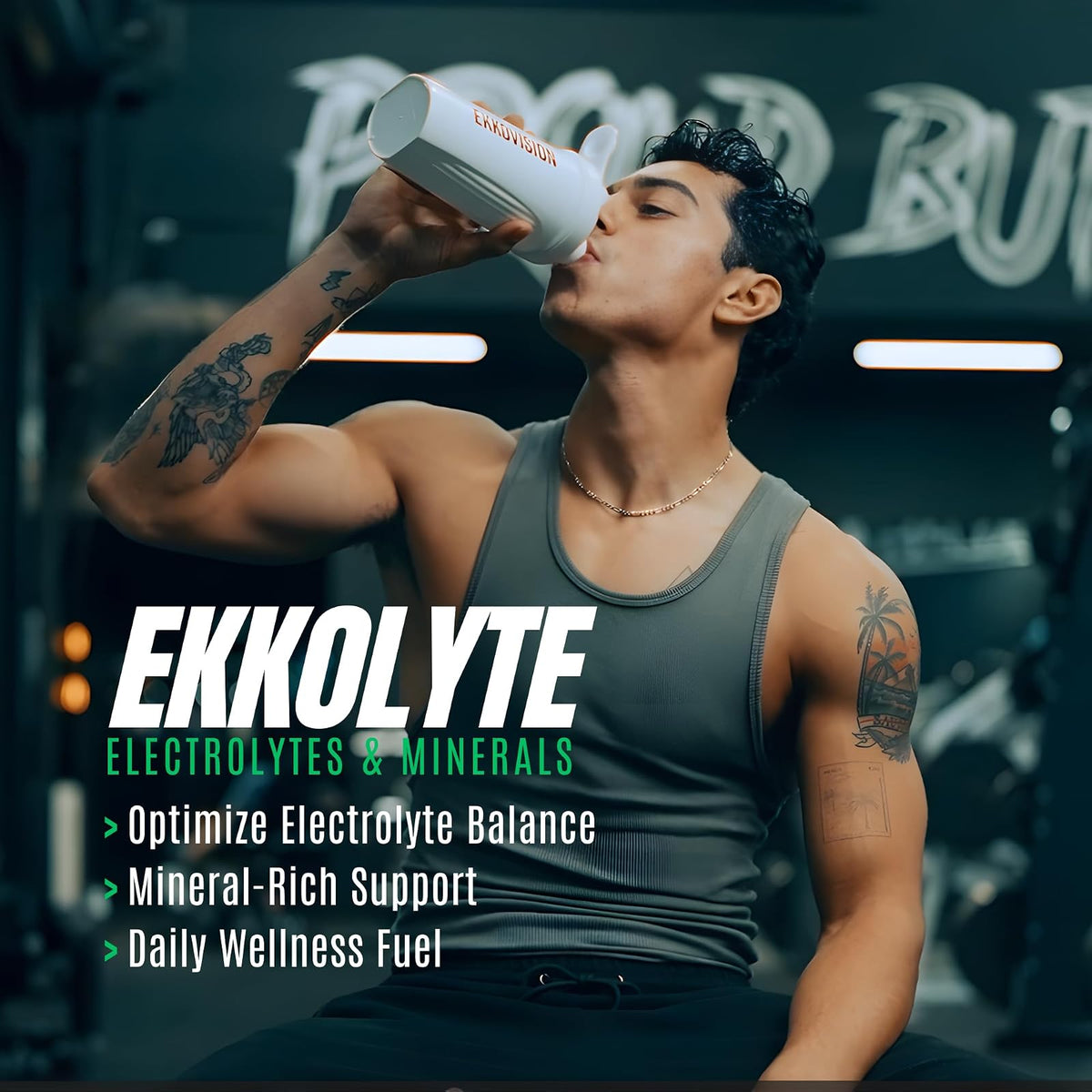 hydration support with Ekkovision powder