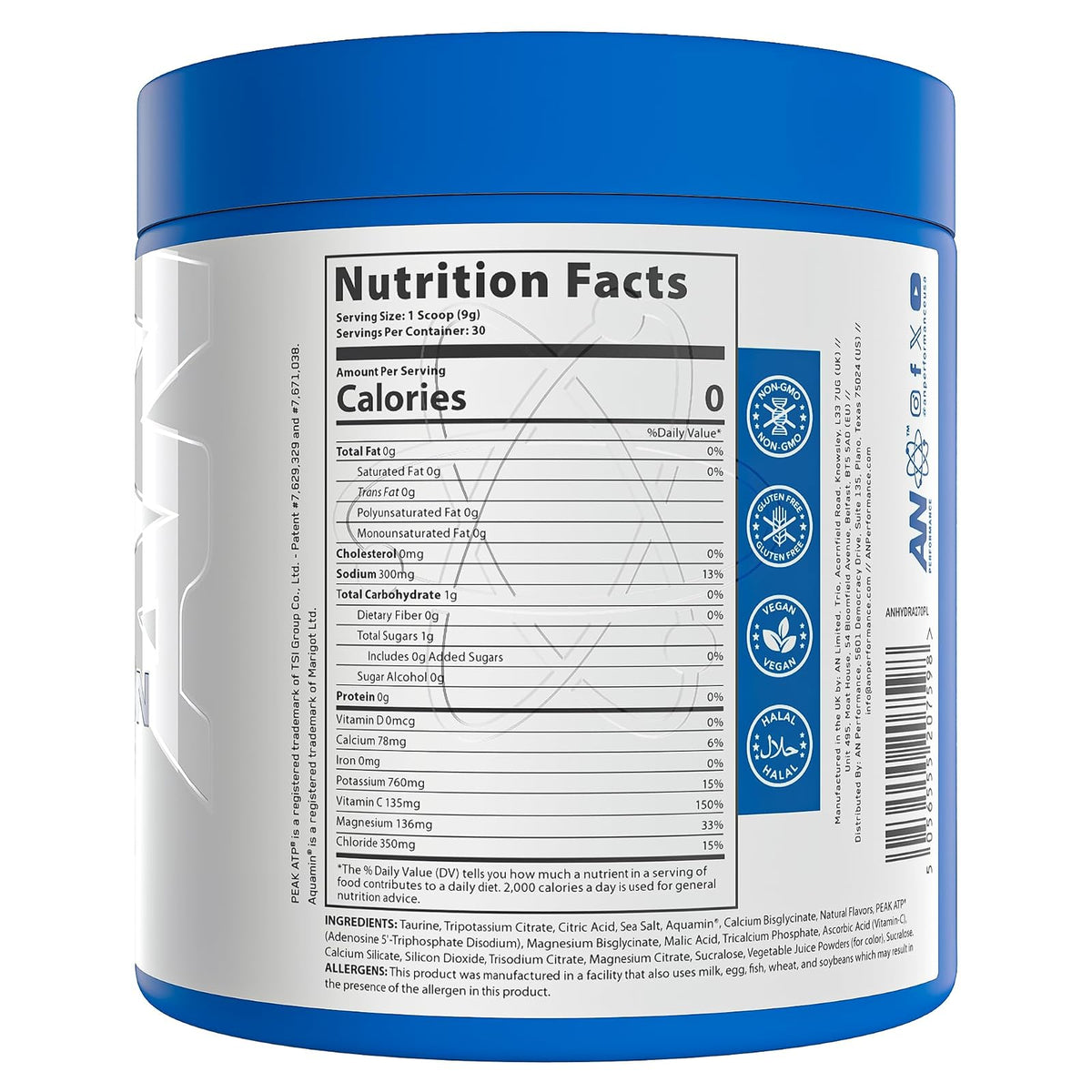 hydration support with electrolyte drink mix