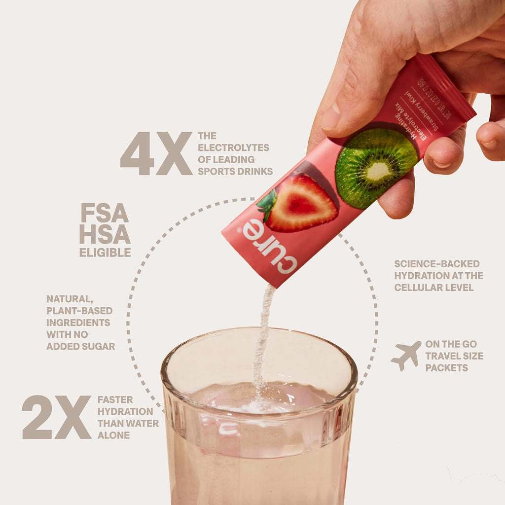 Hydration support with electrolyte drink