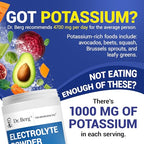 hydration support with electrolyte powder