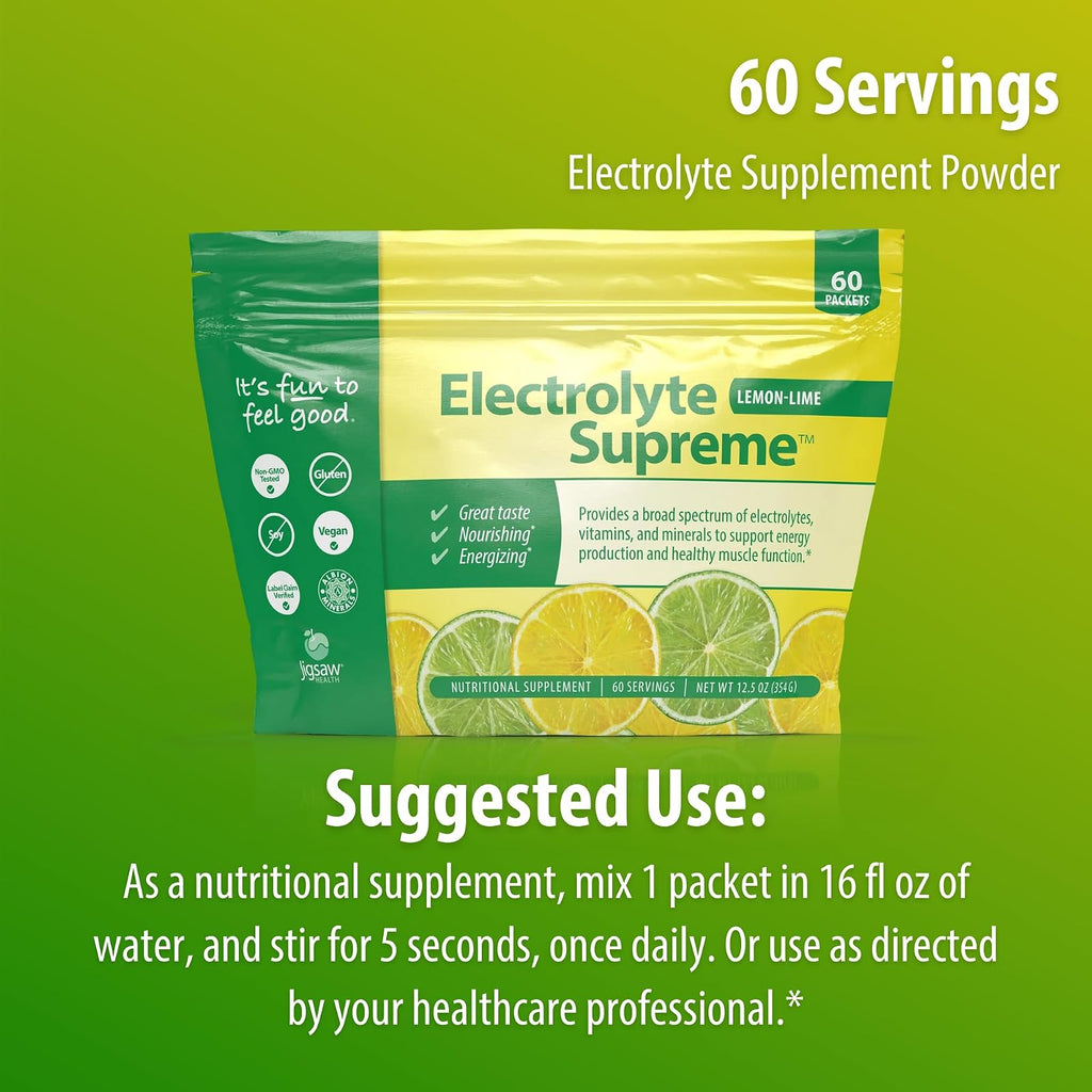 Hydration support with electrolyte powder