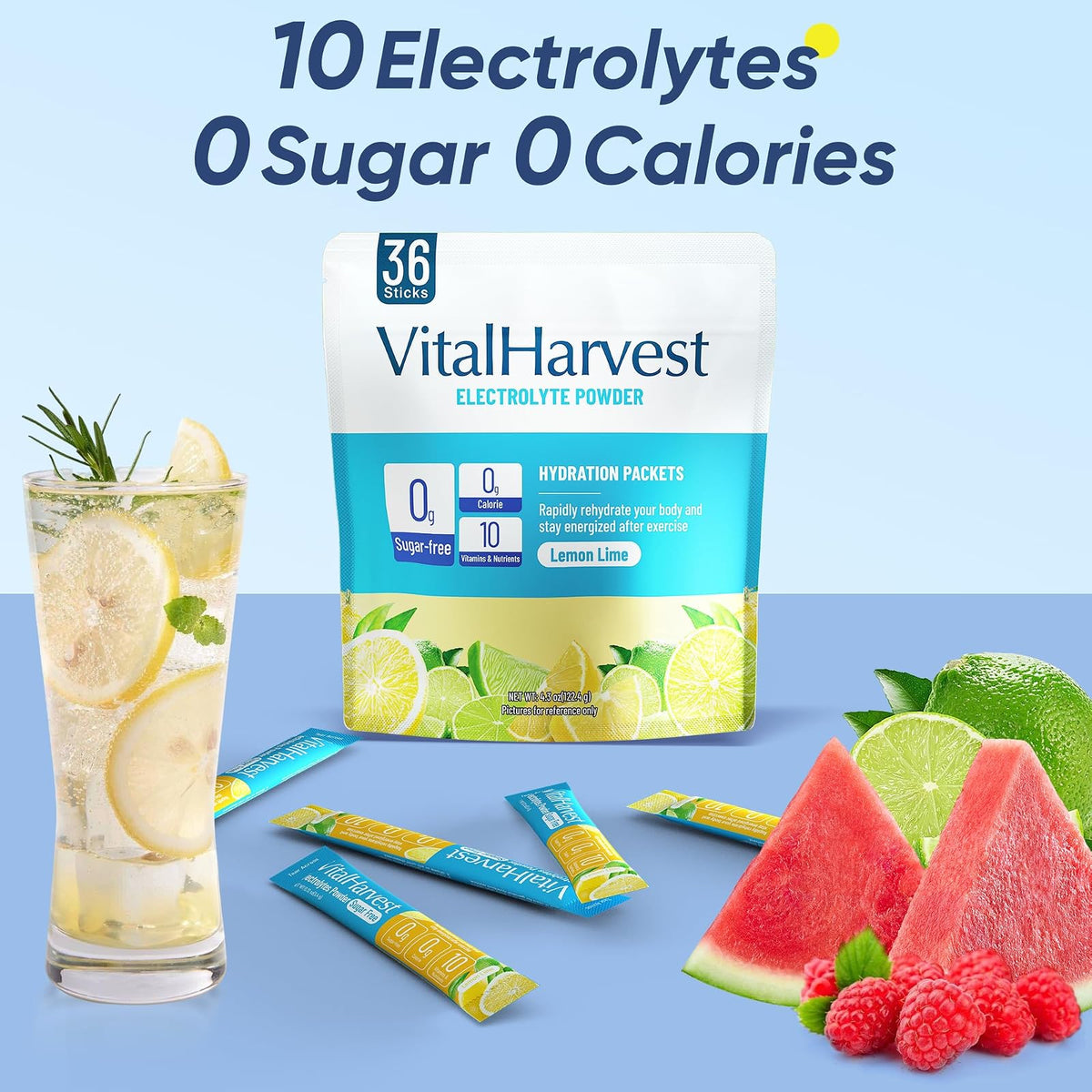 hydration support with electrolyte powder